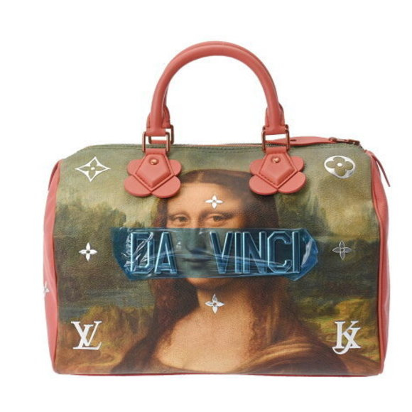 Louis Vuitton | Bags | Louis Vuitton Masters Mona Lisa Speedy Pink Bag | Poshmark